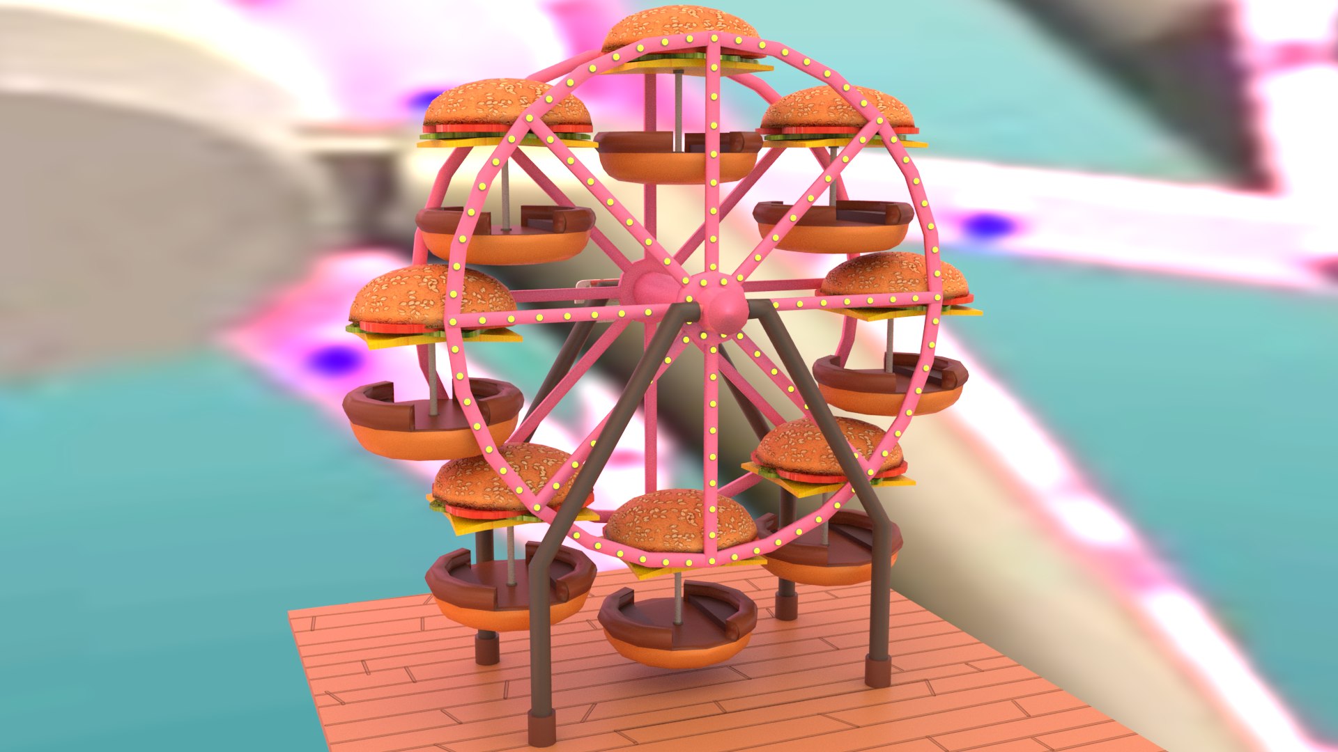 3D model Ferris Wheel - TurboSquid 2013010