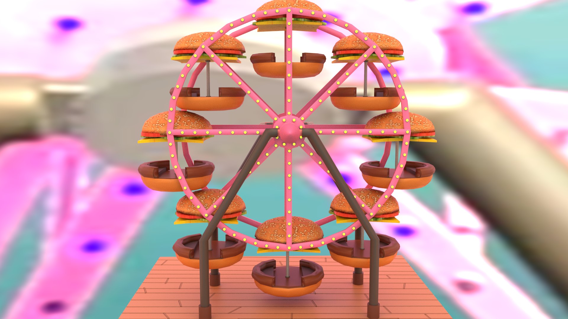 3D model Ferris Wheel - TurboSquid 2013010