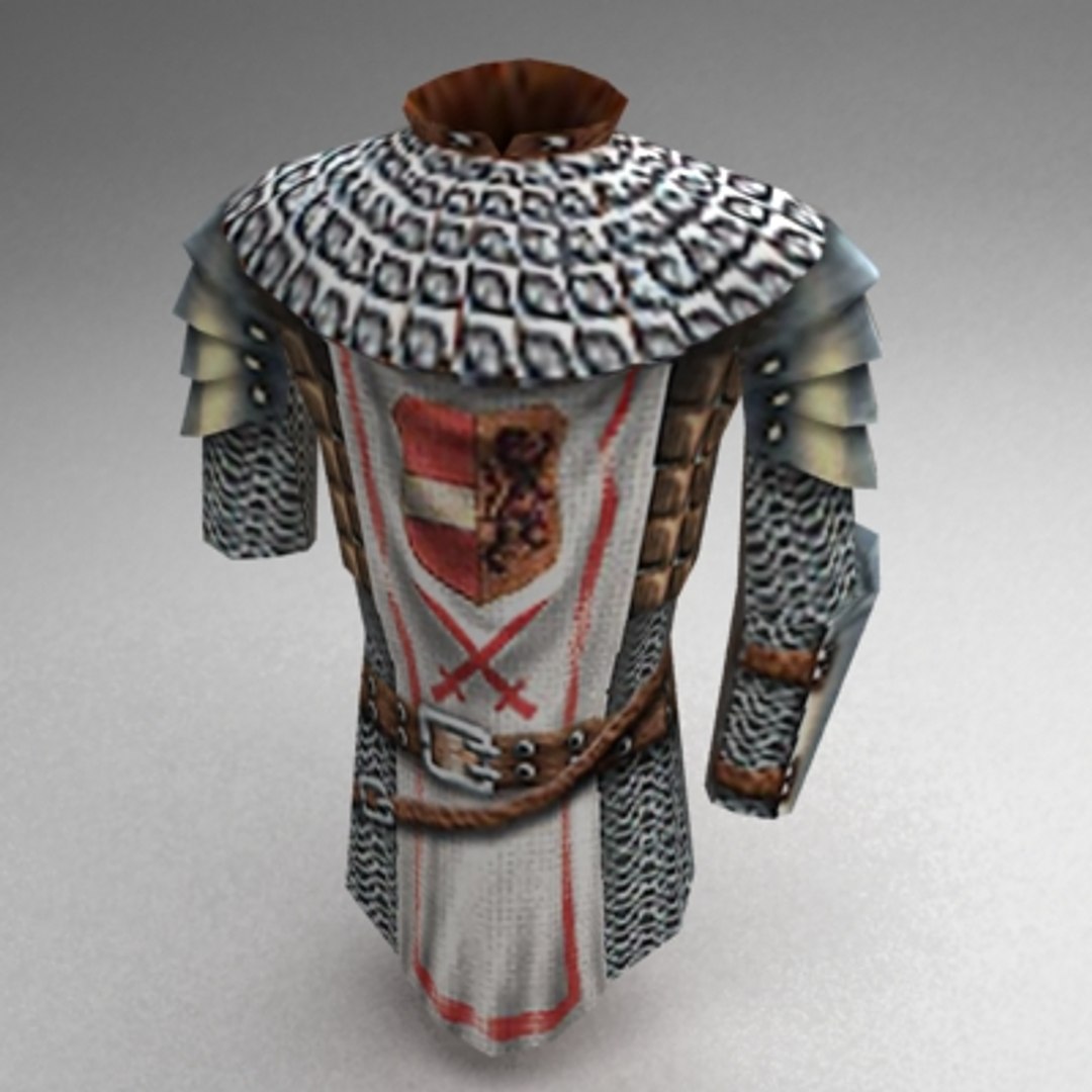 Fantasy Armor Set 1 3d Model
