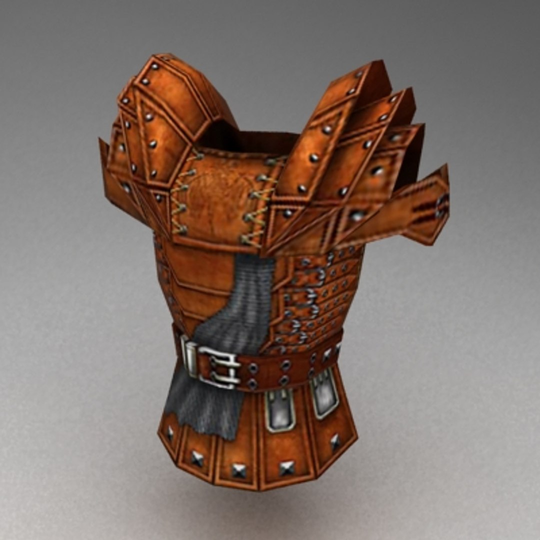 Fantasy Armor Set 1 3d Model