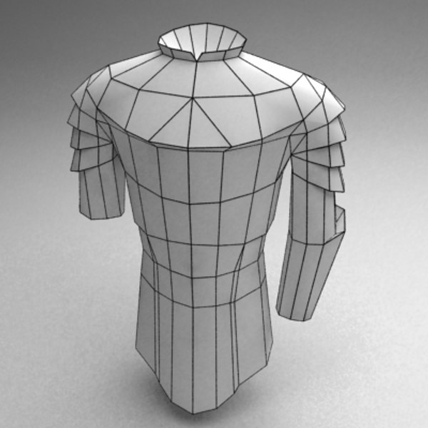 fantasy armor set 1 3d model