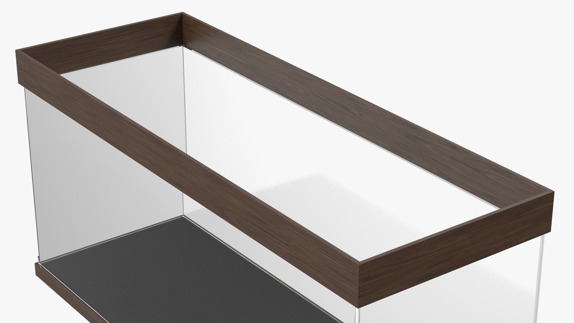 3D Wooden Aquarium Tank Long Empty - TurboSquid 2135135