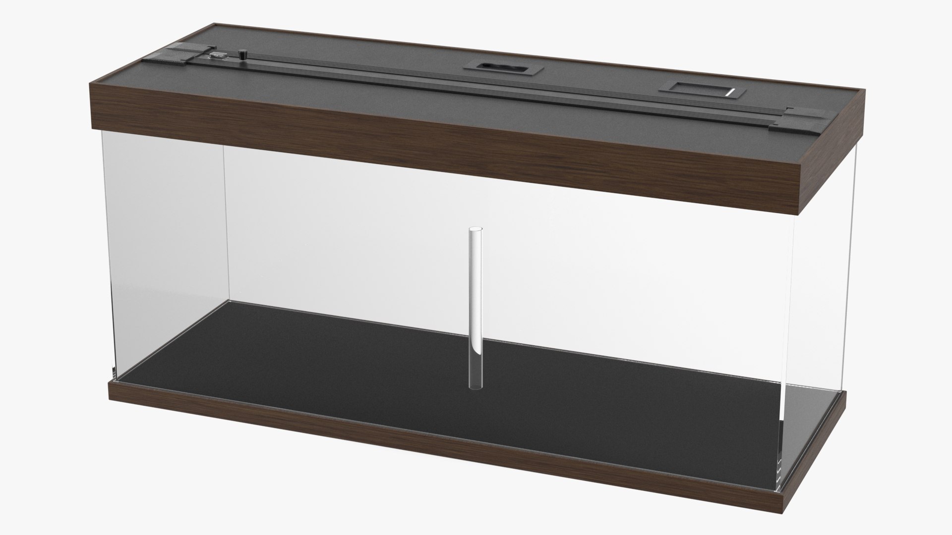 3D Wooden Aquarium Tank Long Empty - TurboSquid 2135135