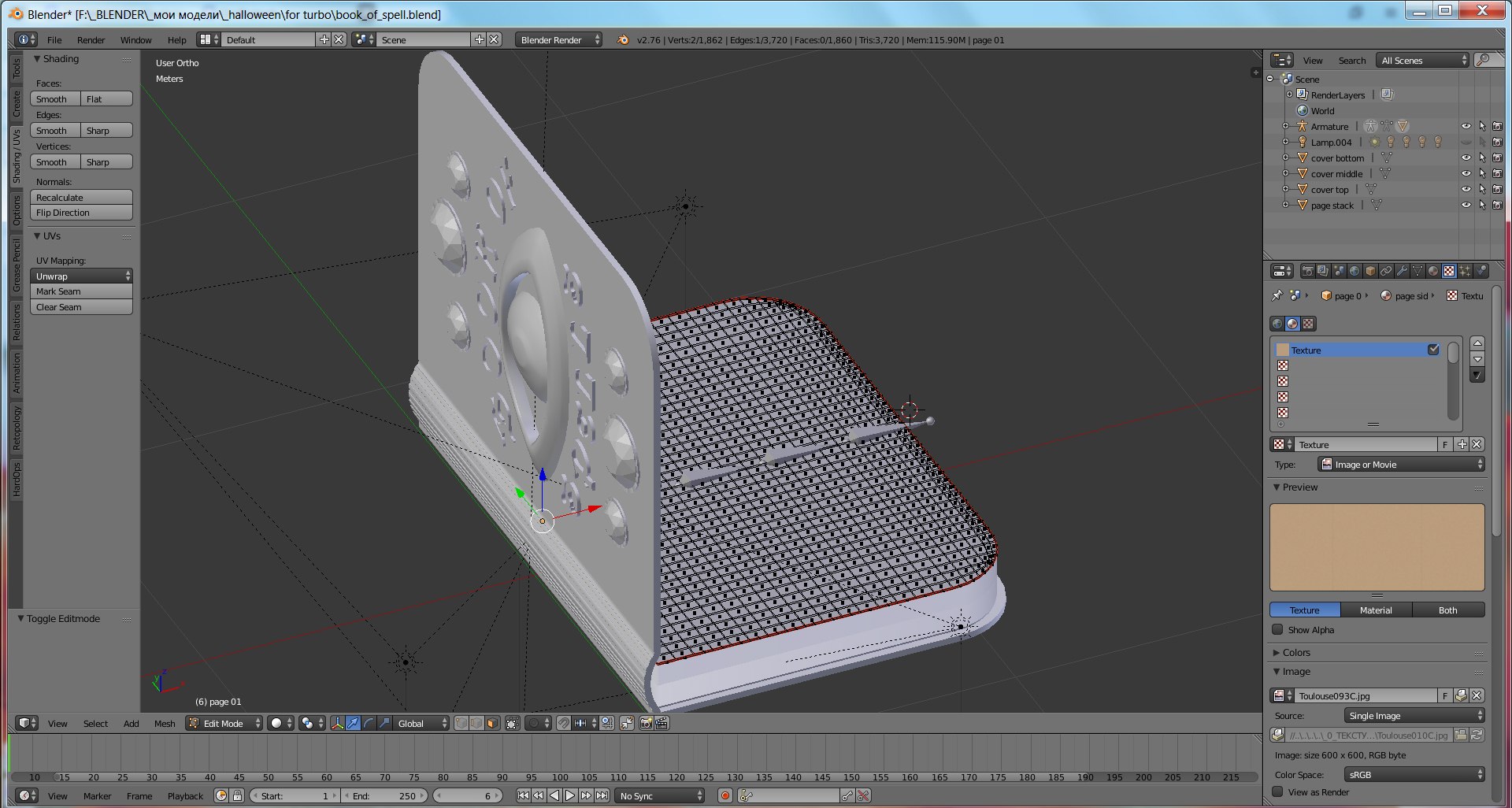 3D model spell book - TurboSquid 1460506