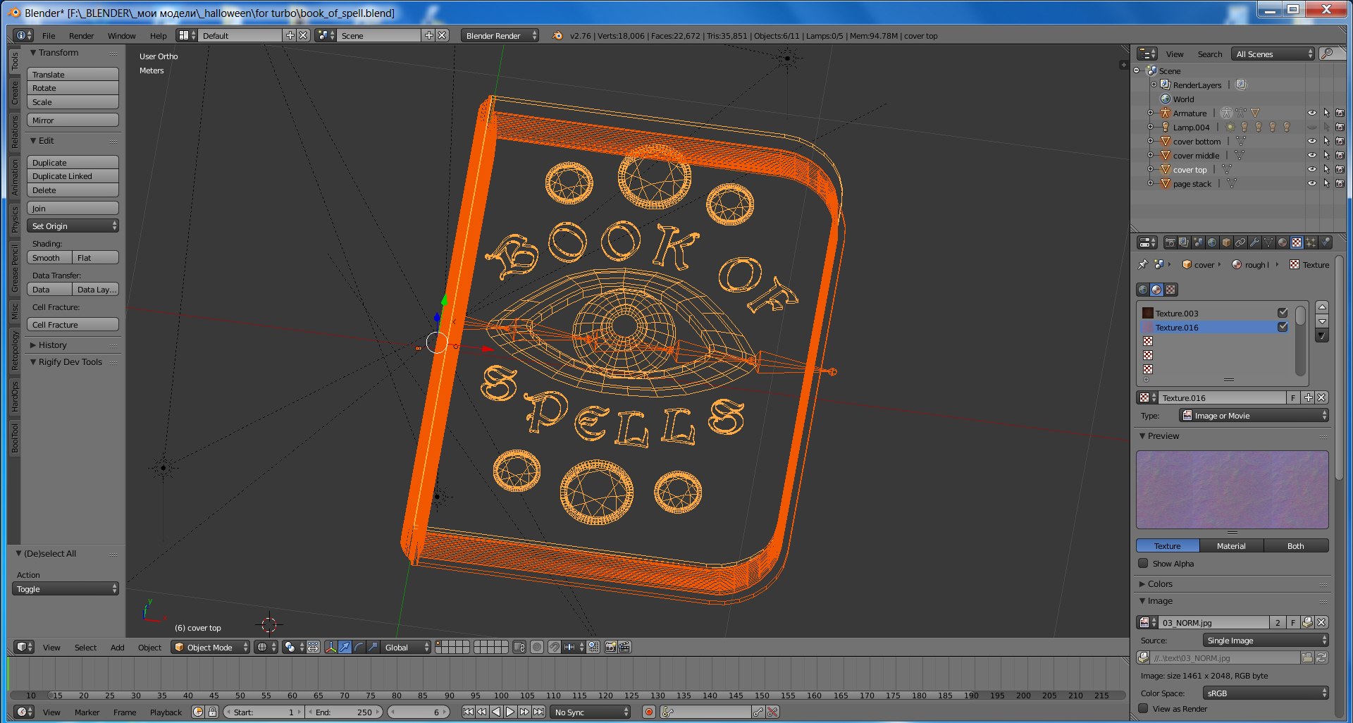 3D model spell book - TurboSquid 1460506
