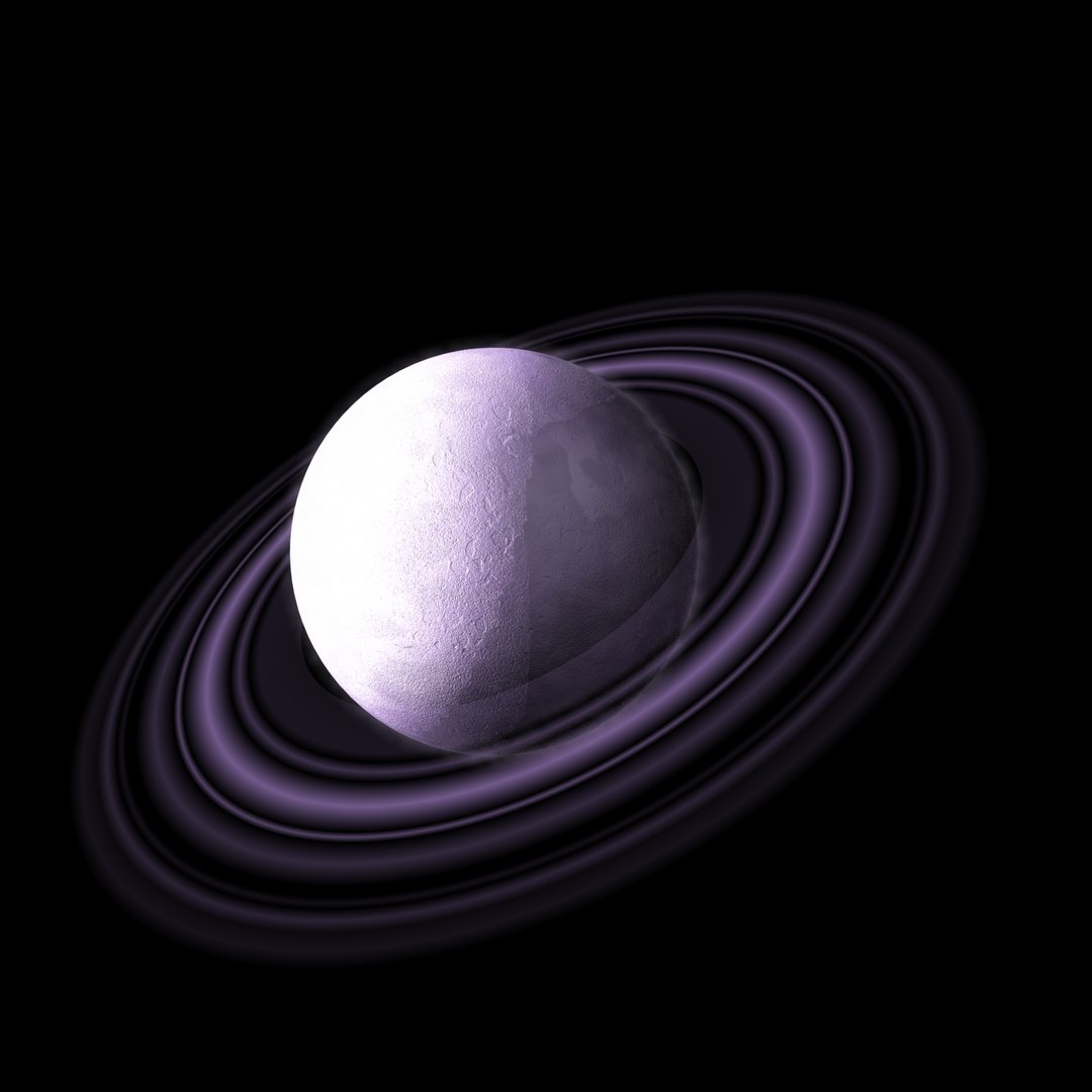 Planet Rotate Ring 3d Model