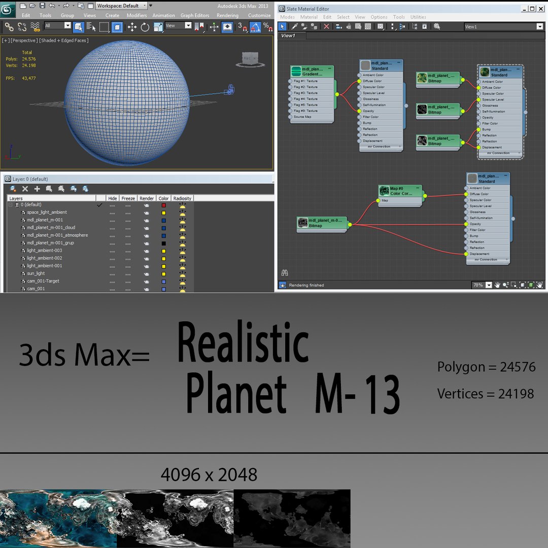 3d Model Planet M-13 M