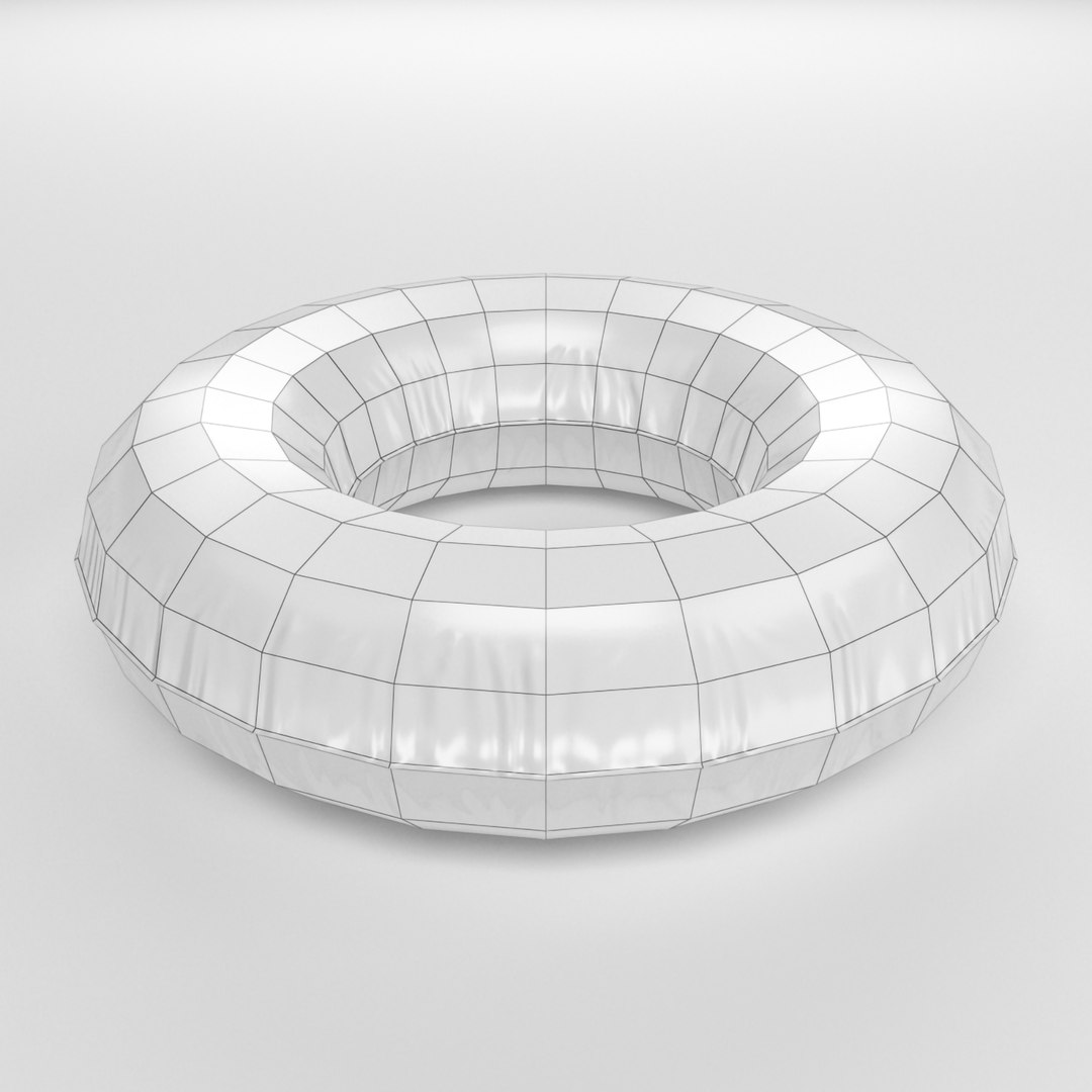 3D Inflatable Ring Tube - TurboSquid 2189482