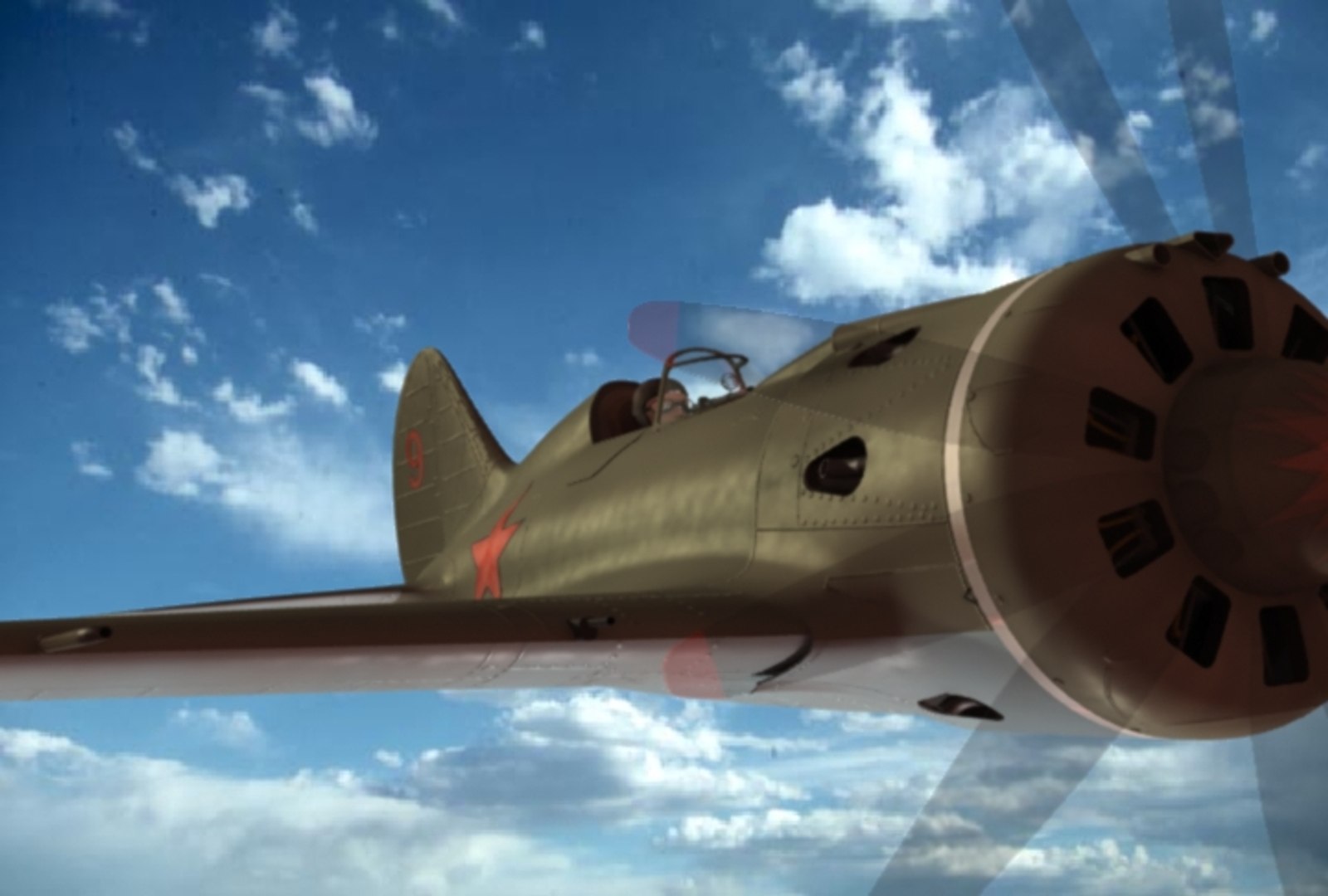 Russia Polikarpov I-16 Fighter Plane 3d Model