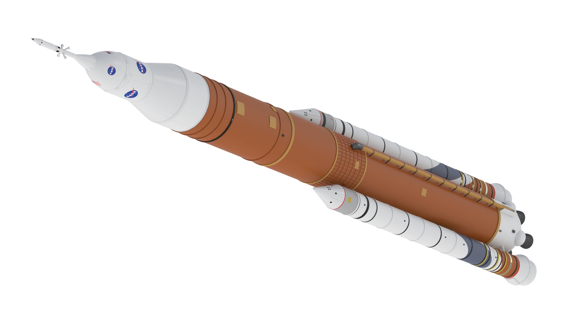 Sls block rocket 3D model - TurboSquid 1575368