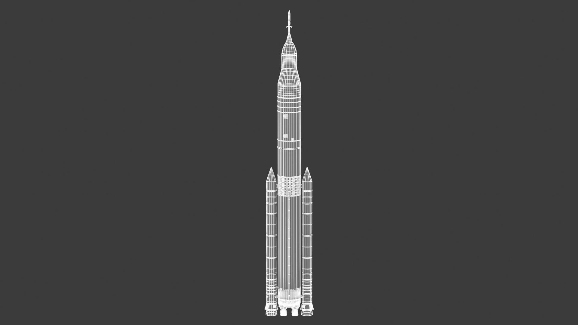 Sls block rocket 3D model - TurboSquid 1575368