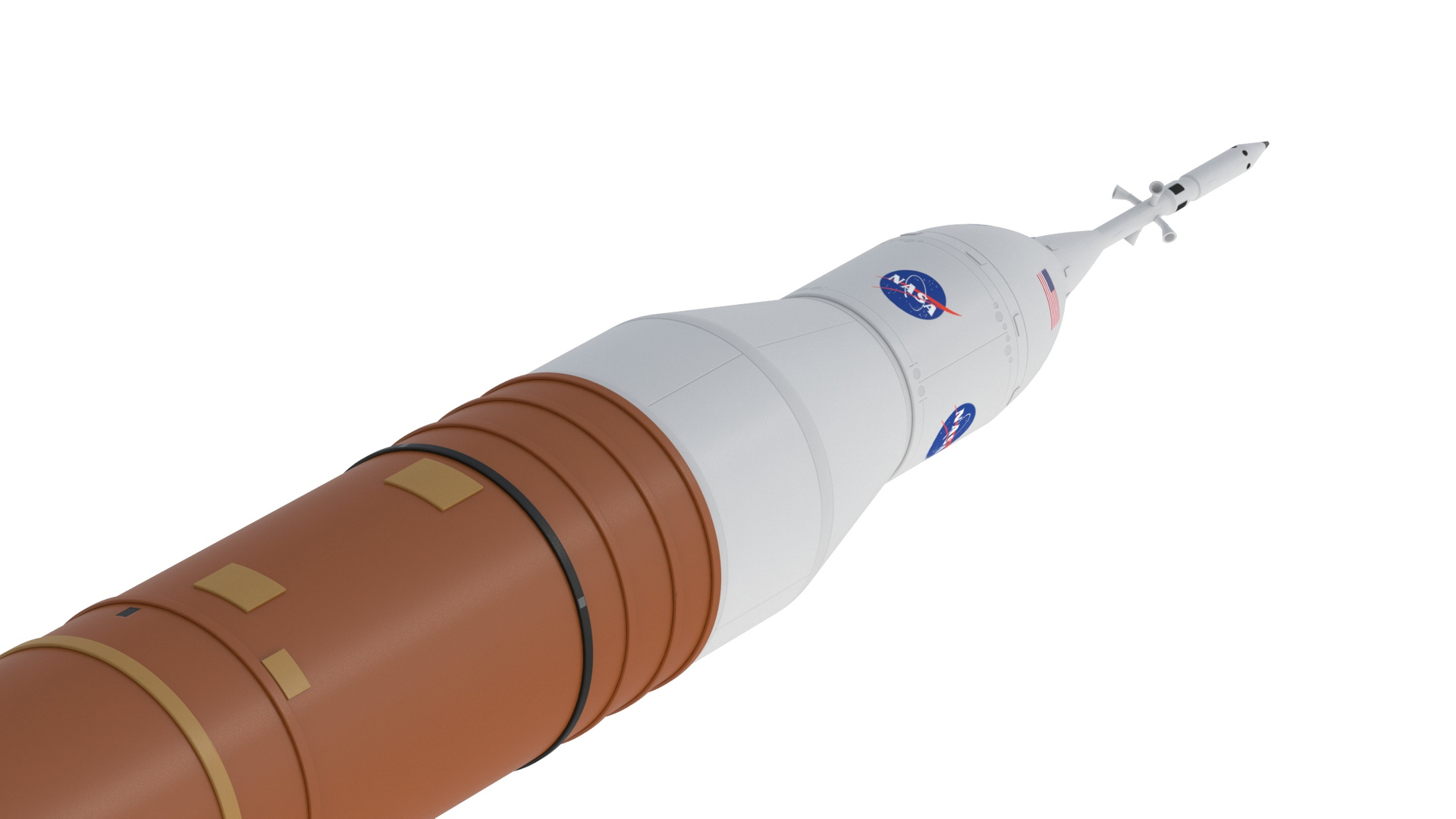 Sls block rocket 3D model - TurboSquid 1575368