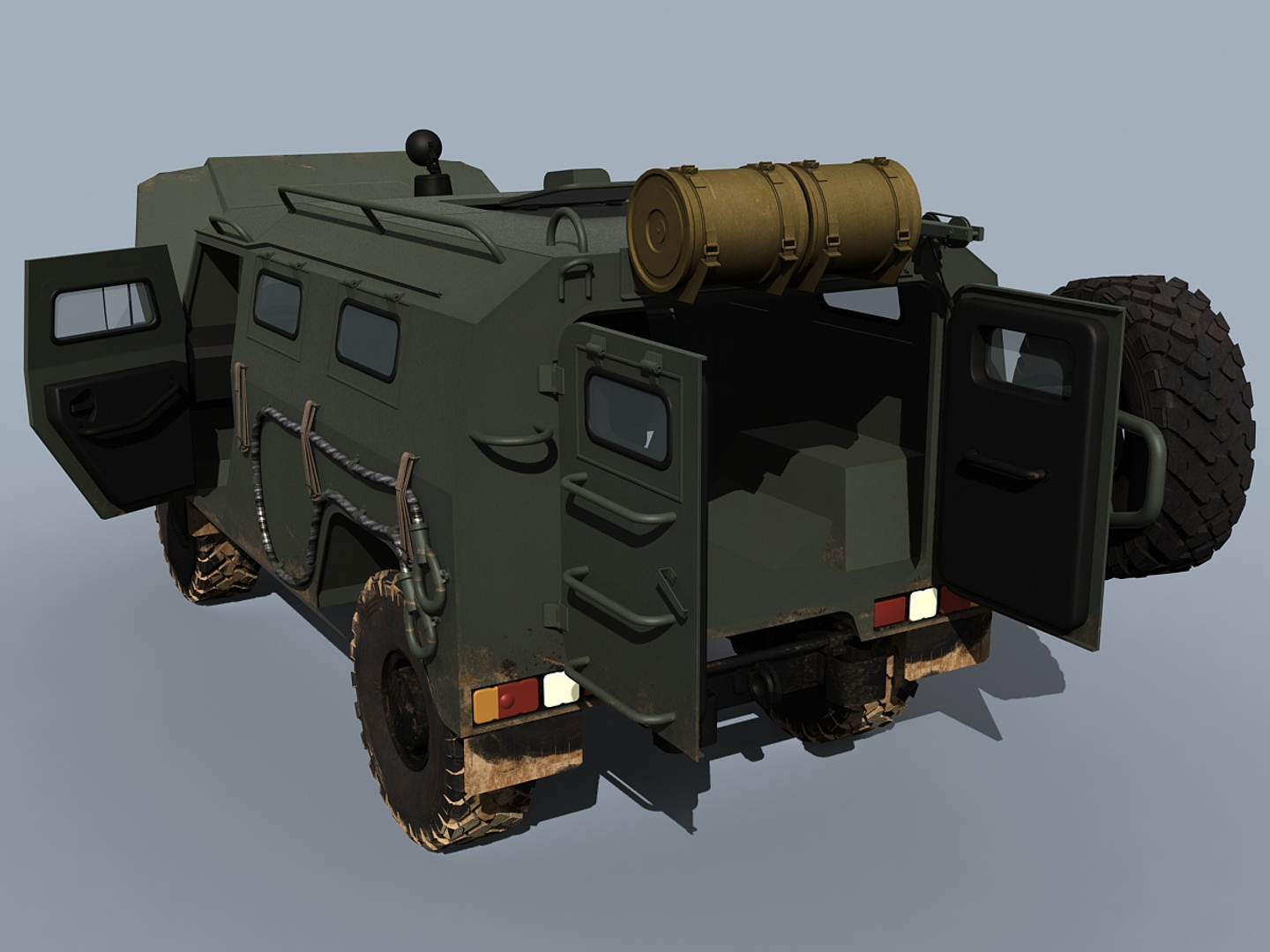 3D model russian tigr-m - TurboSquid 1691950