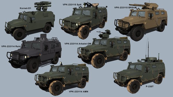 3D model russian tigr-m - TurboSquid 1691950