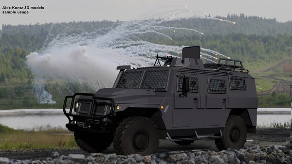 3D model russian tigr-m - TurboSquid 1691950