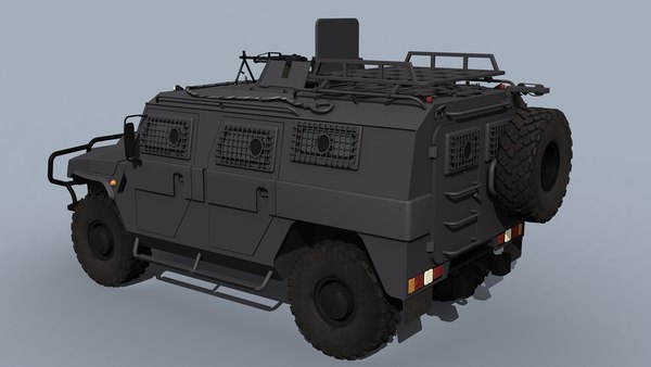 3D model russian tigr-m - TurboSquid 1691950