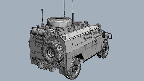 3D model russian tigr-m - TurboSquid 1691950