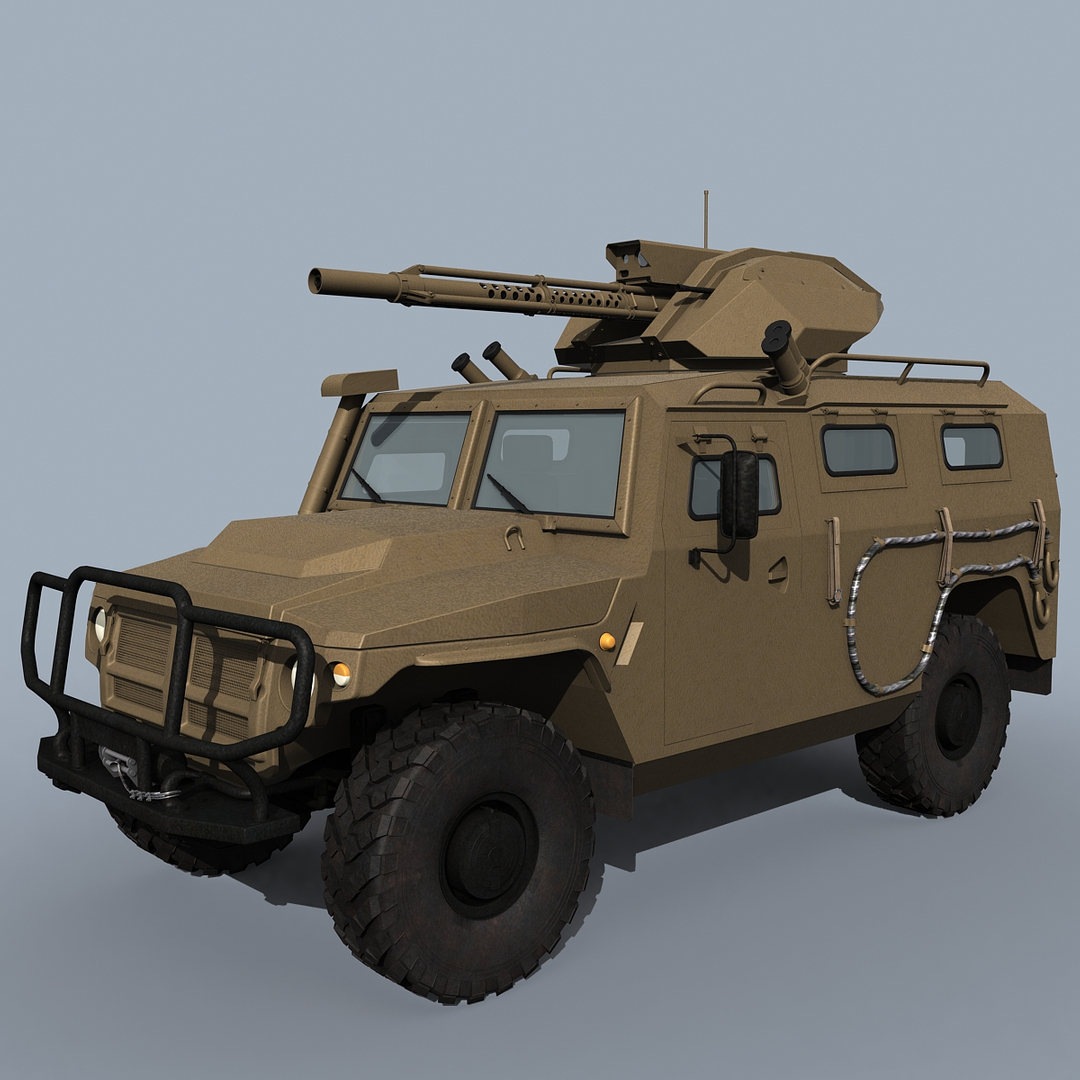 3D model russian tigr-m - TurboSquid 1691950