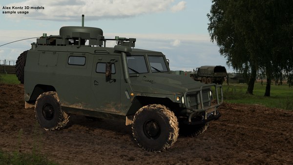 3D model russian tigr-m - TurboSquid 1691950