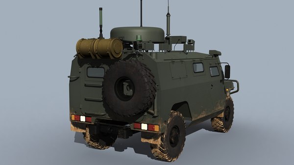 3D model russian tigr-m - TurboSquid 1691950