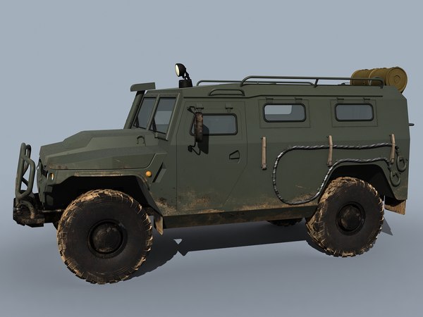 3D model russian tigr-m - TurboSquid 1691950
