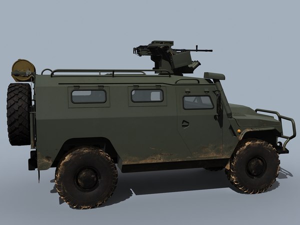 3D model russian tigr-m - TurboSquid 1691950