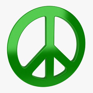 3D Peace Symbol Models - Browse & Download Formats - TurboSquid