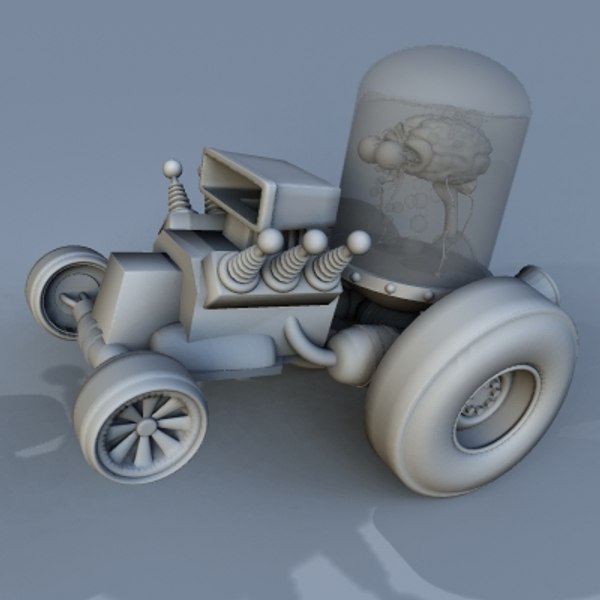 3dsmax weird wheels mad brain
