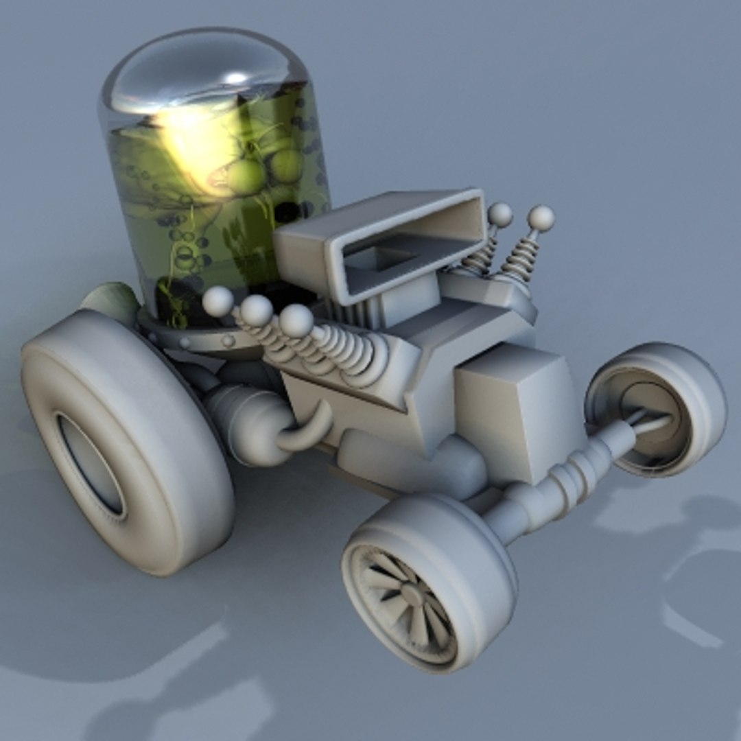 3dsmax Weird Wheels Mad Brain