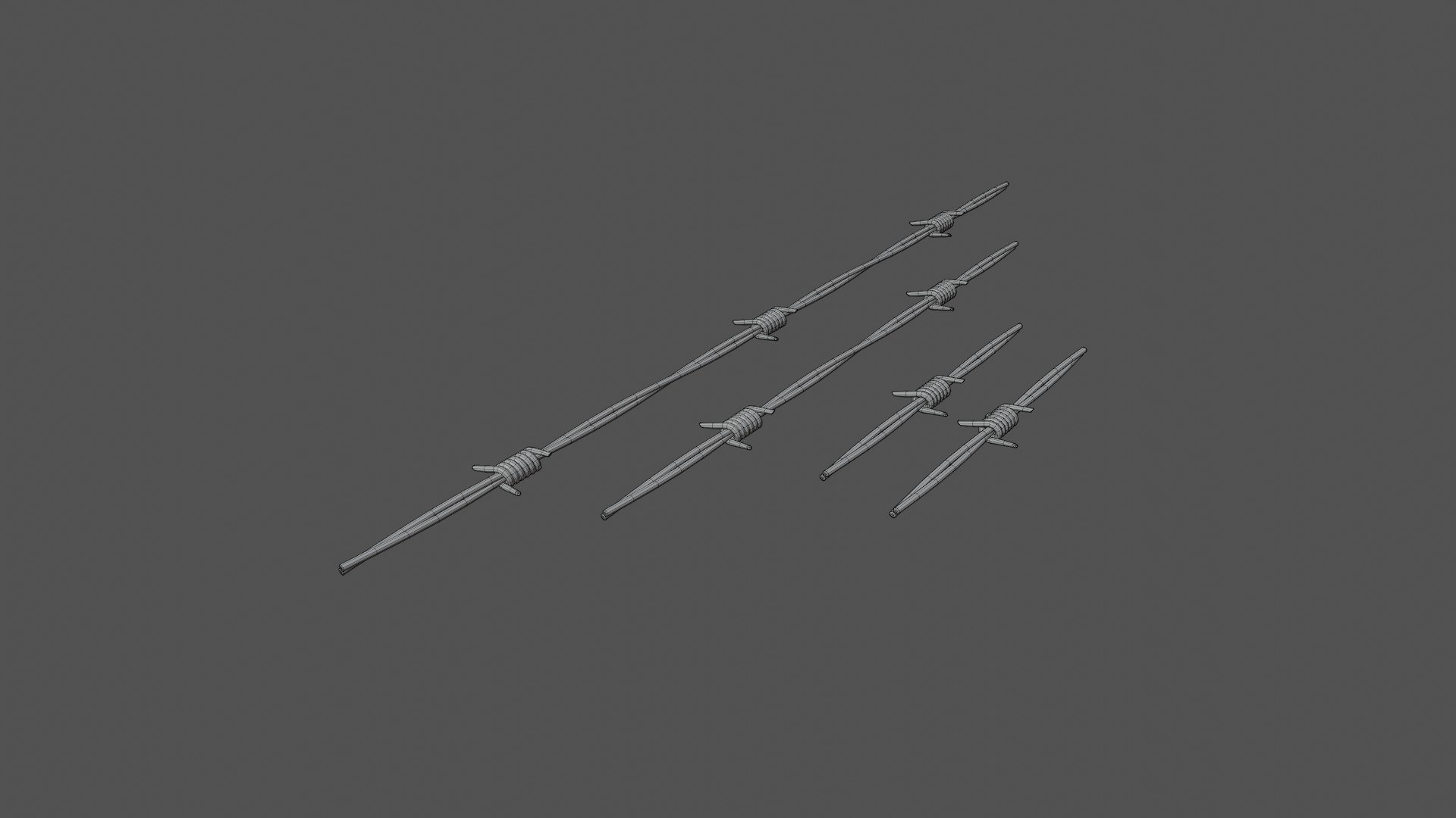 Barbed Wire 3D - TurboSquid 2036398
