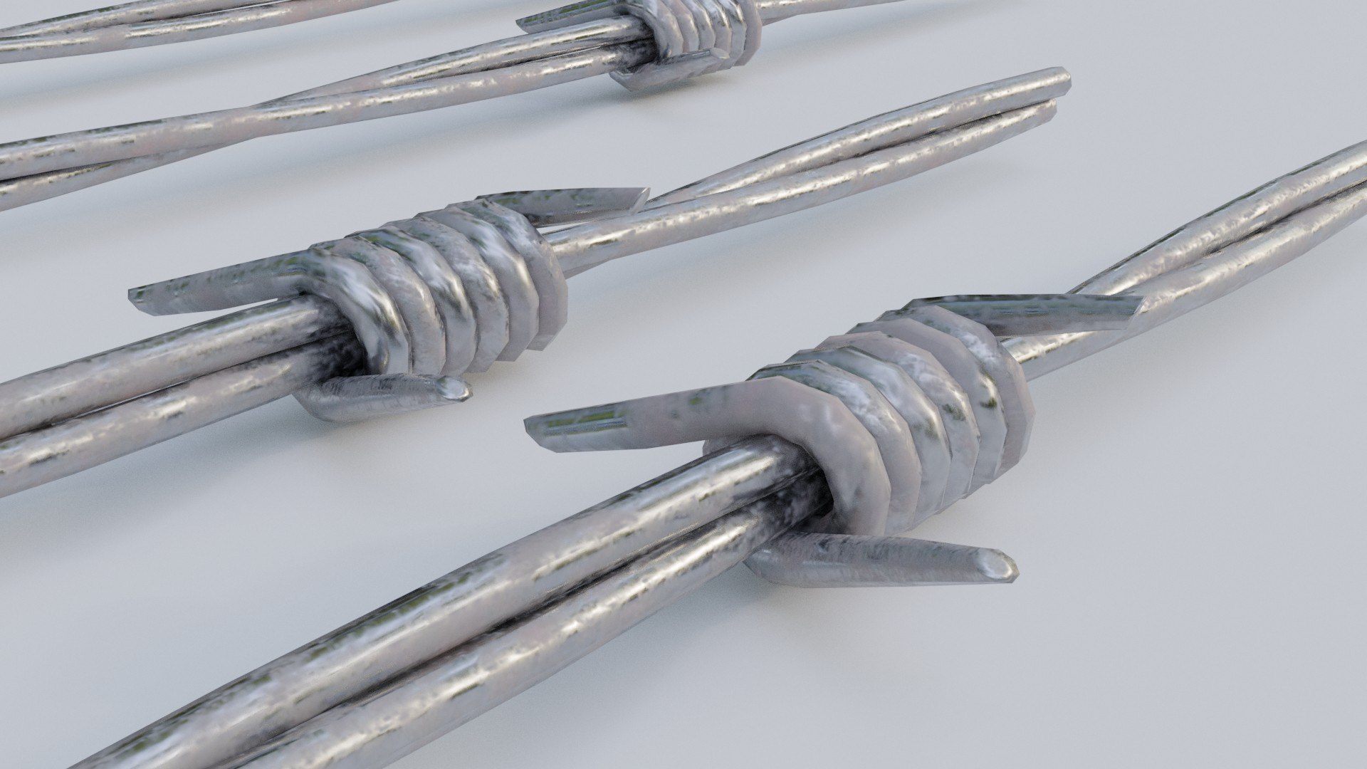 Barbed Wire 3D - TurboSquid 2036398