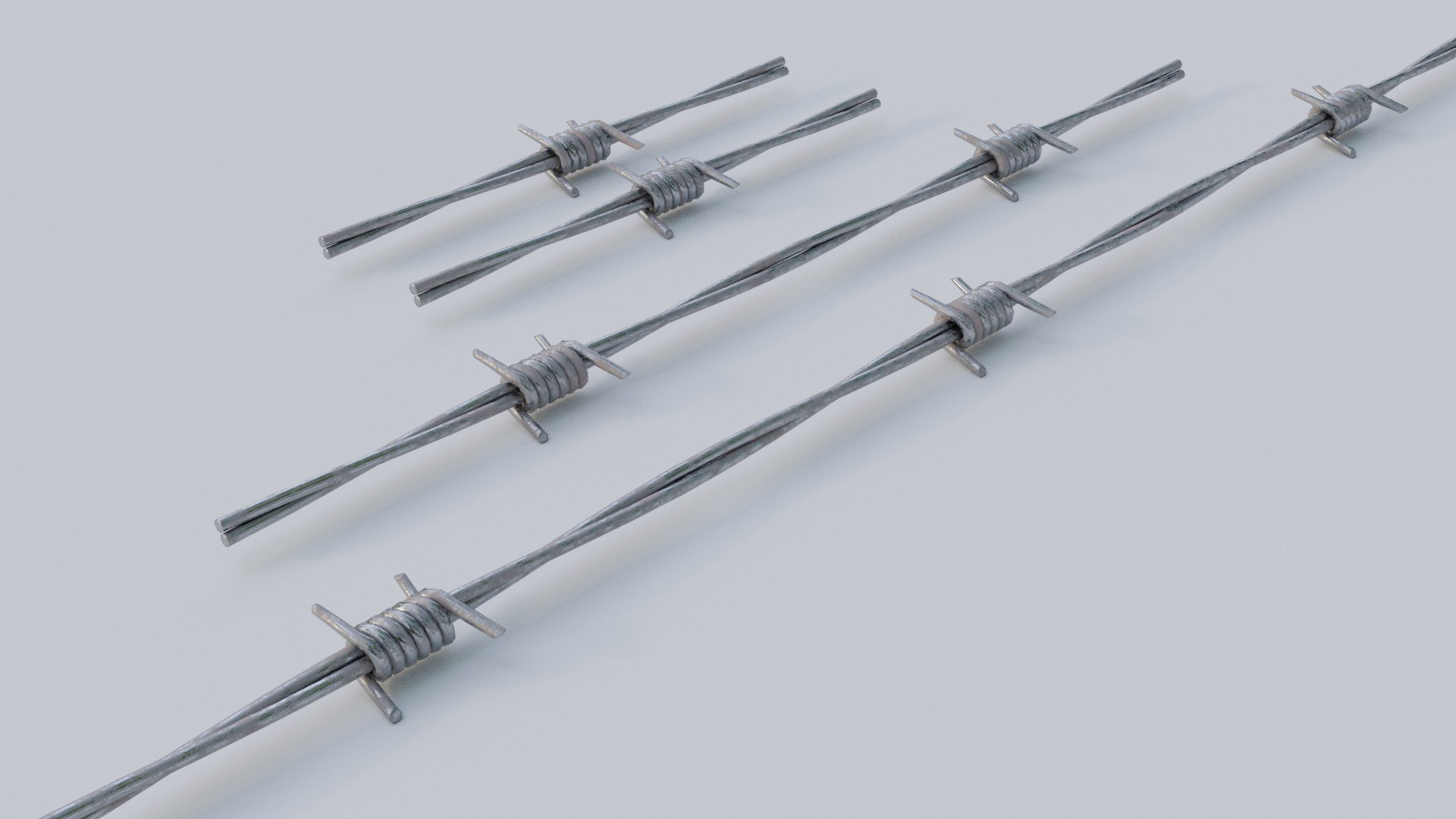 Barbed Wire 3D - TurboSquid 2036398