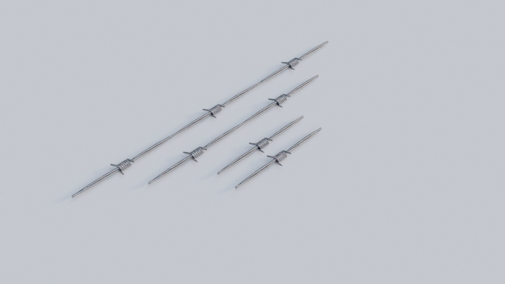 Barbed Wire 3D - TurboSquid 2036398