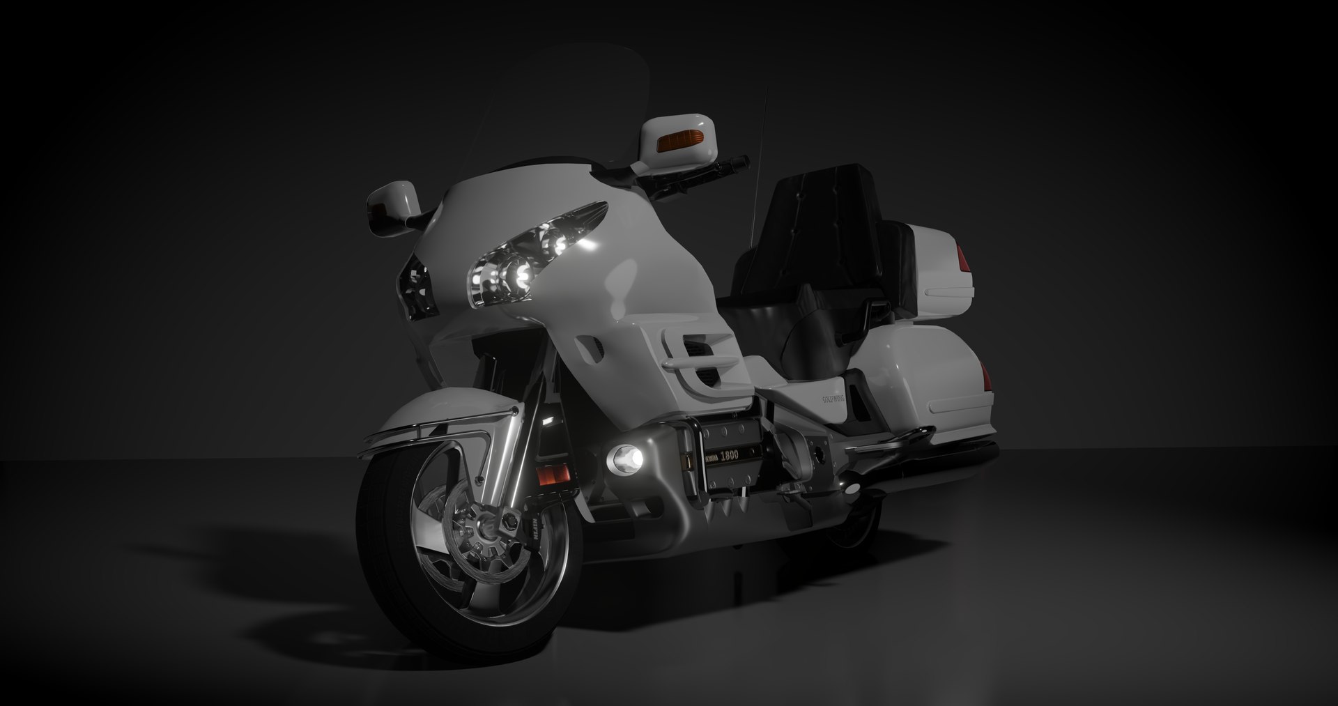 3D Honda GoldWing Gray - TurboSquid 1836442