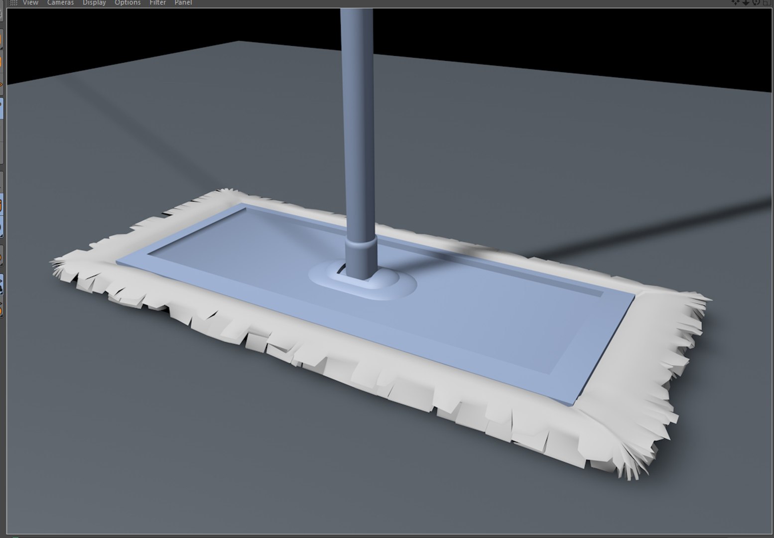 rigged swiffer mop 3d model