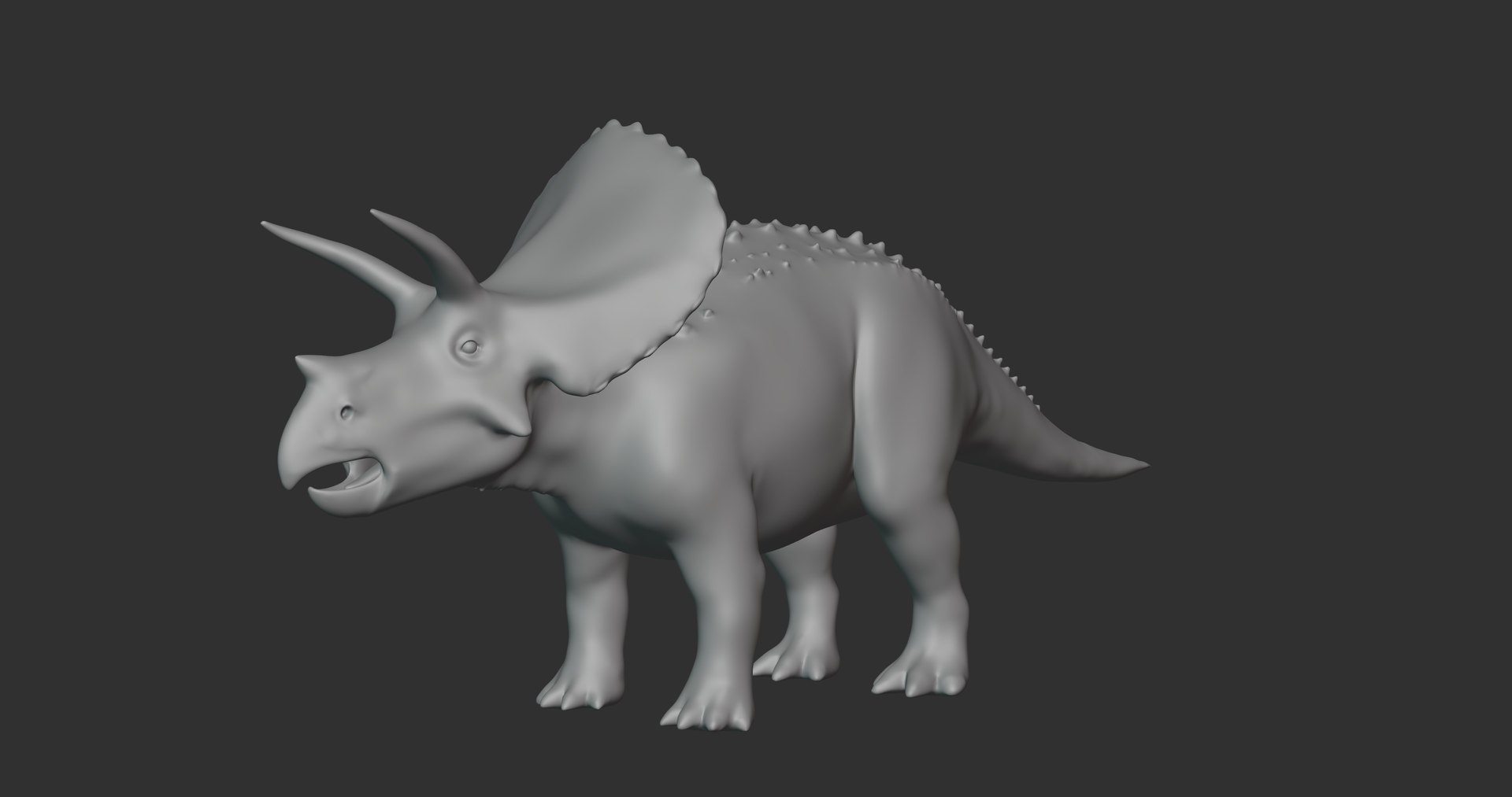 Torosaurus Basemesh Low Poly 3D 모델 - TurboSquid 1995281