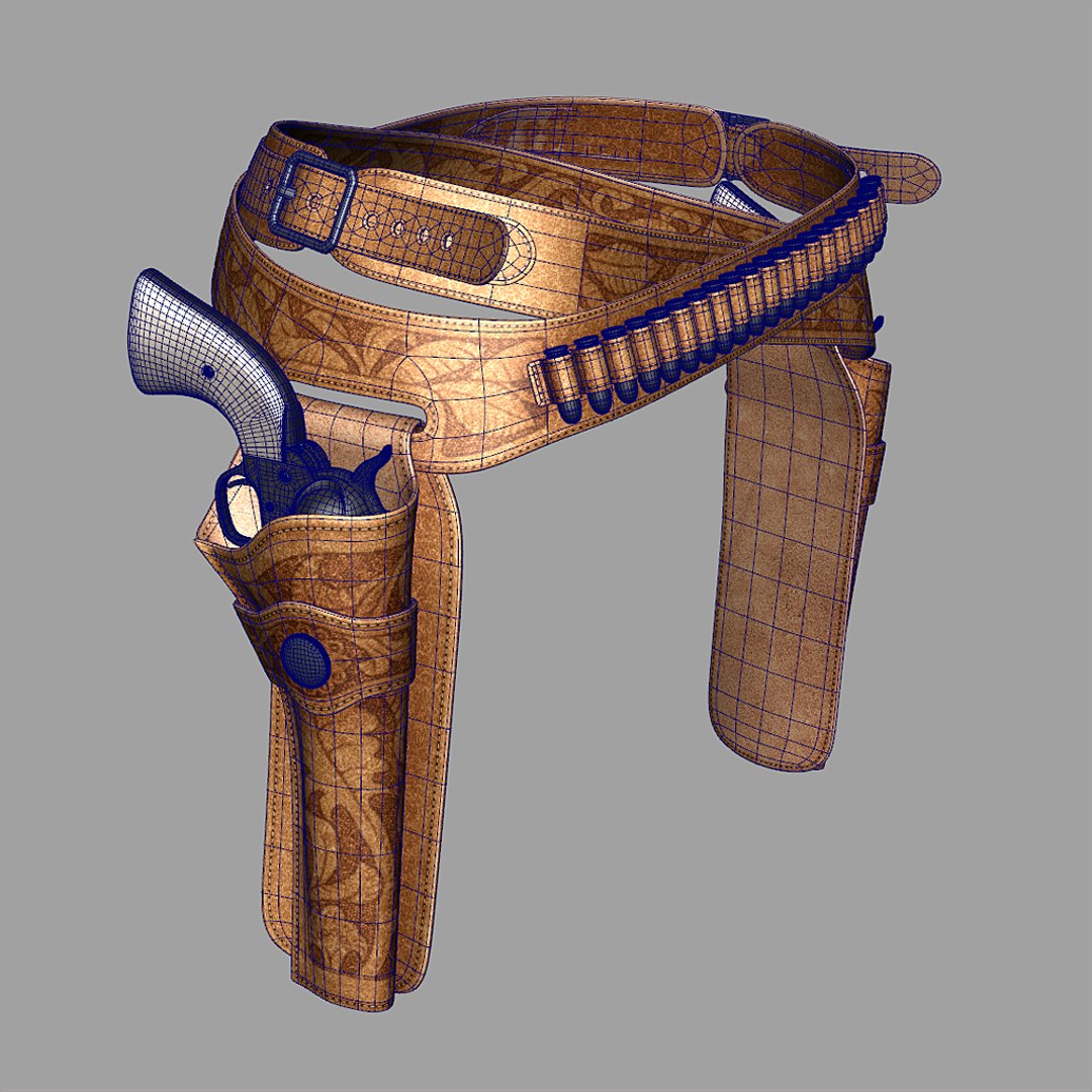 3d Colt 45 Revolvers Holsters