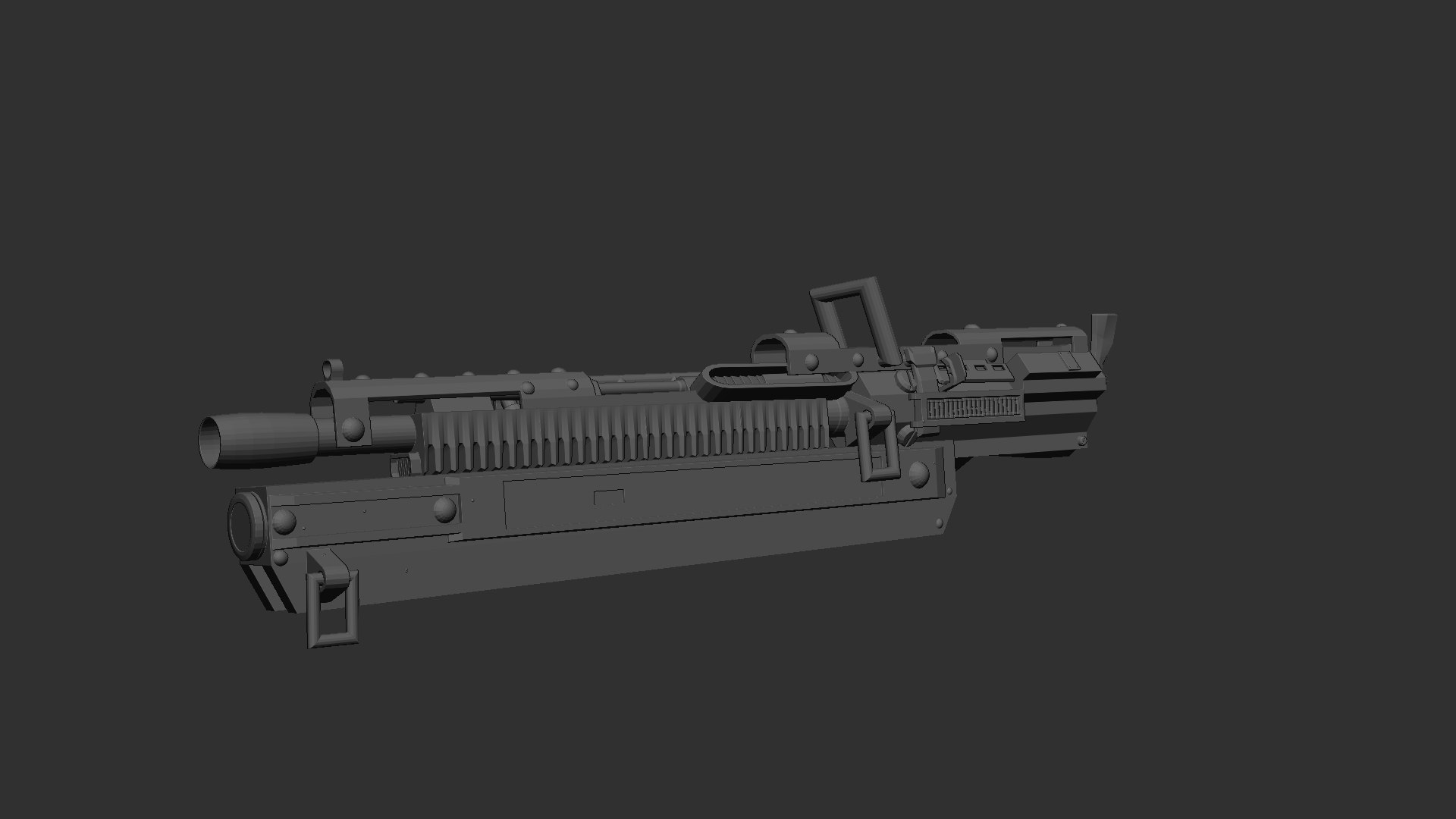 3D model sci-fi Heavy Machinegun - TurboSquid 2059332