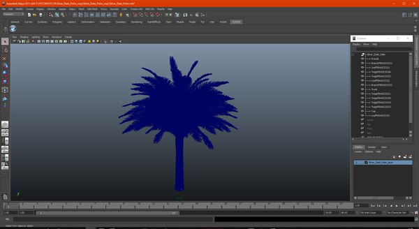 modelo 3d Palma datilera de plata - TurboSquid 1485665