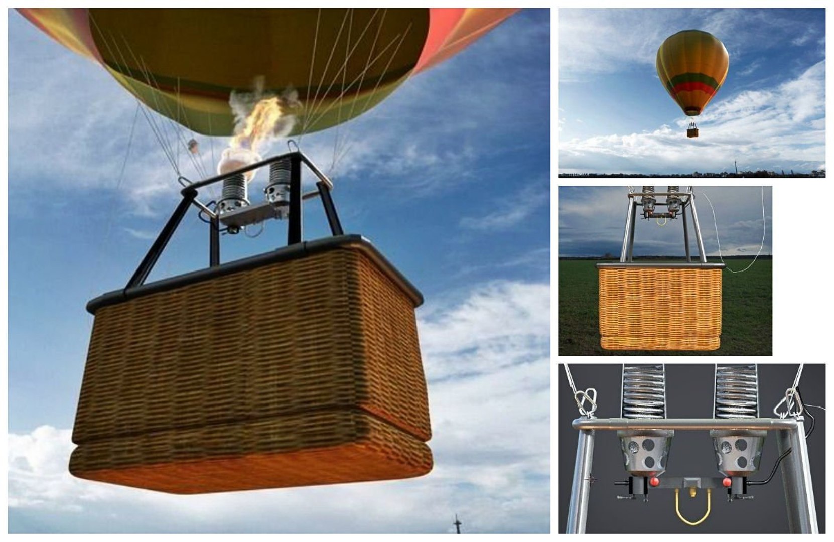 3D Model Air Balloon - TurboSquid 1357140