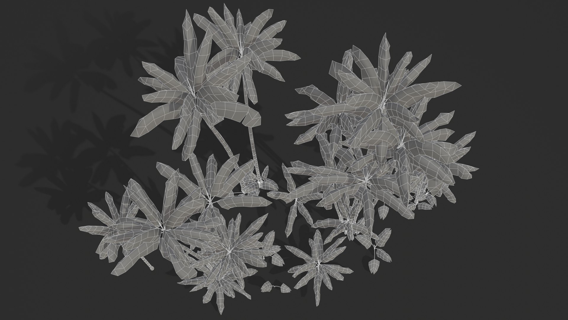 3D Modular Assai Palm Trees - Euterpe Oleracea Model - TurboSquid 2245071