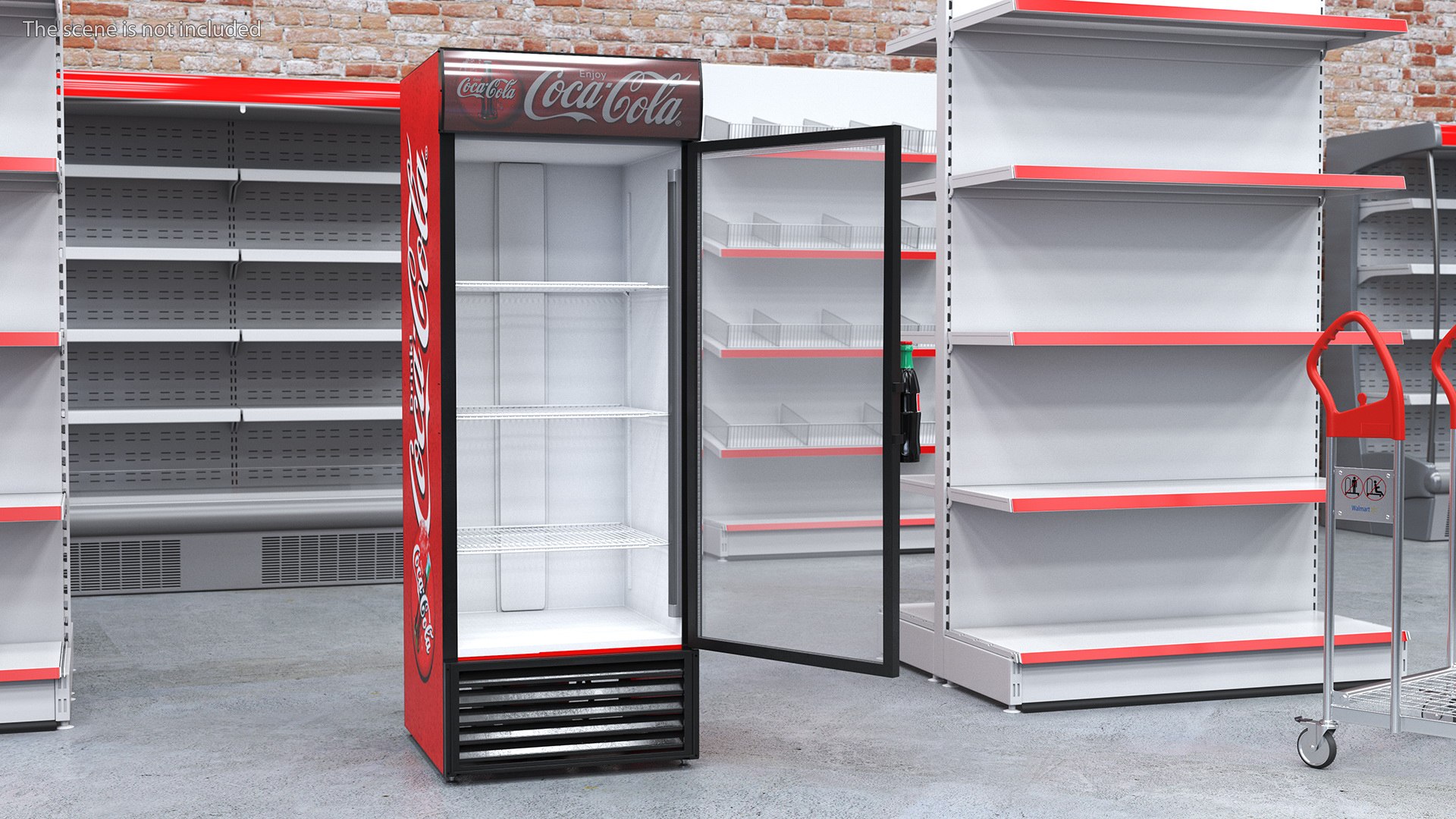 3D Model Coca Cola Fridge - TurboSquid 2145570