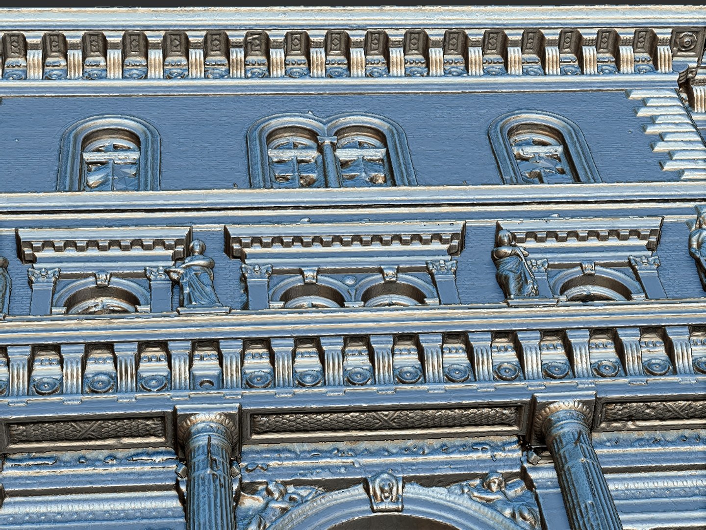3D Palace Gate Facade Model - TurboSquid 1634250