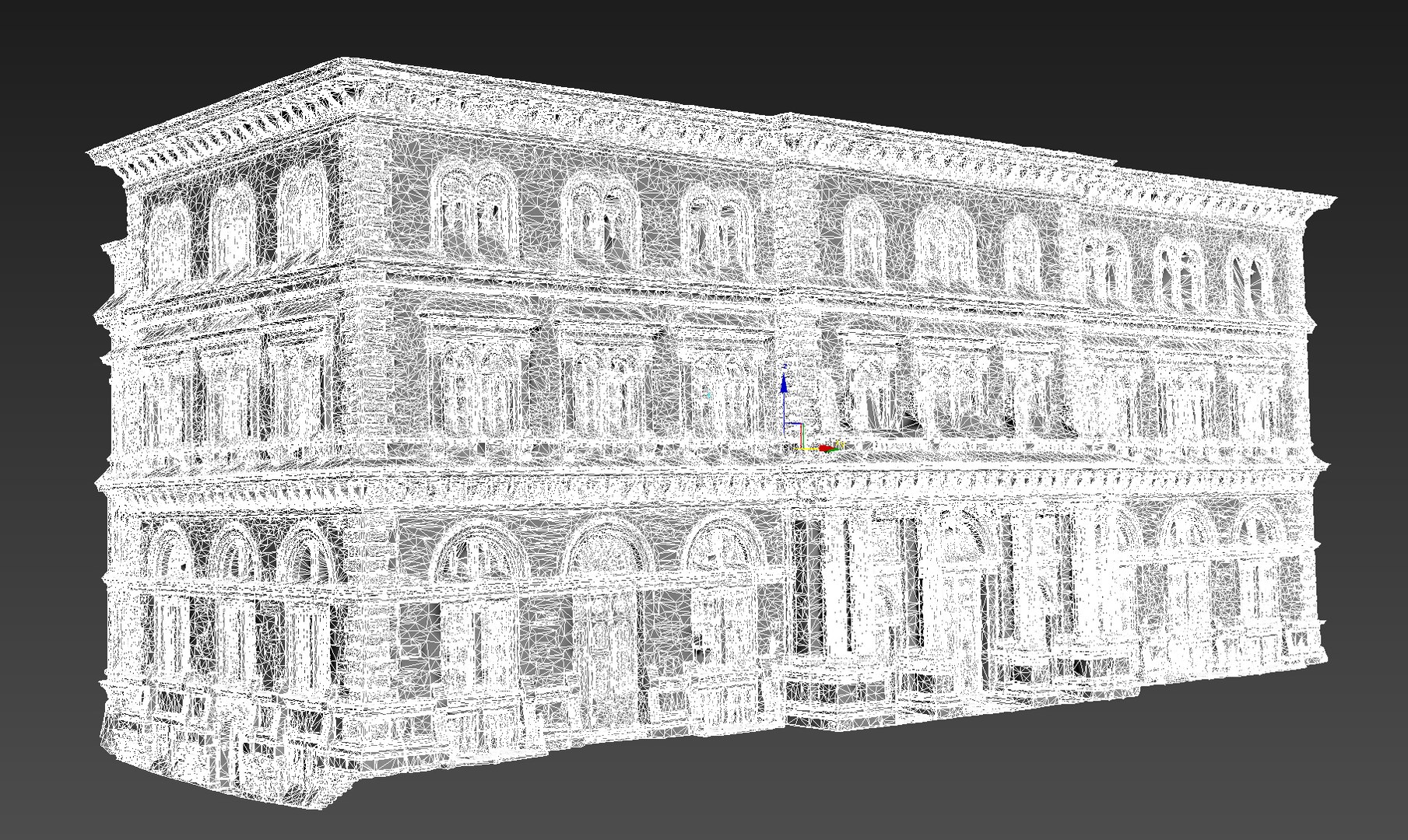 3D Palace Gate Facade Model - TurboSquid 1634250