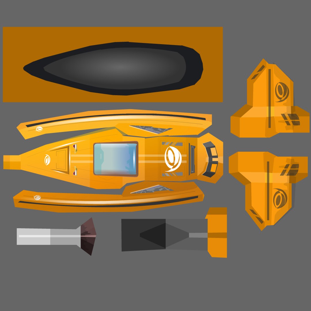 Craft Transport 3d Model