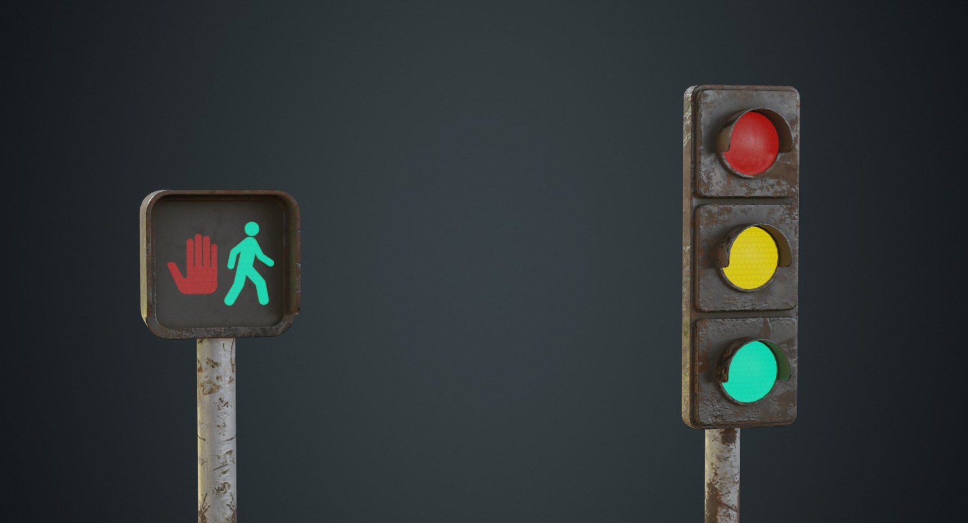 3D Stop Light 1d Model - TurboSquid 1390630