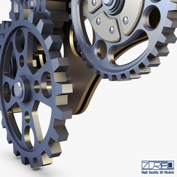 3D gear mechanism v 6 - TurboSquid 1298733