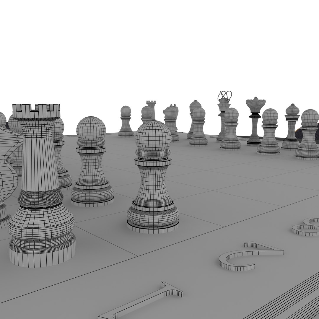 3D Chess Model - TurboSquid 2025963