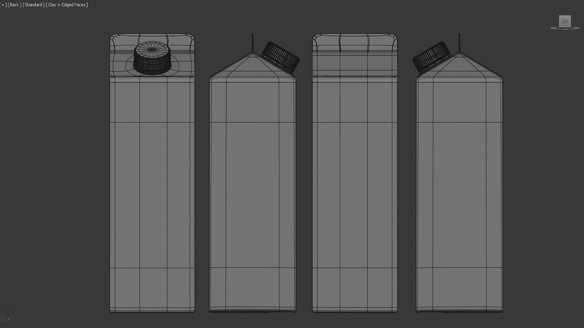 3D Model Orange Juice Carton - - TurboSquid 1532939