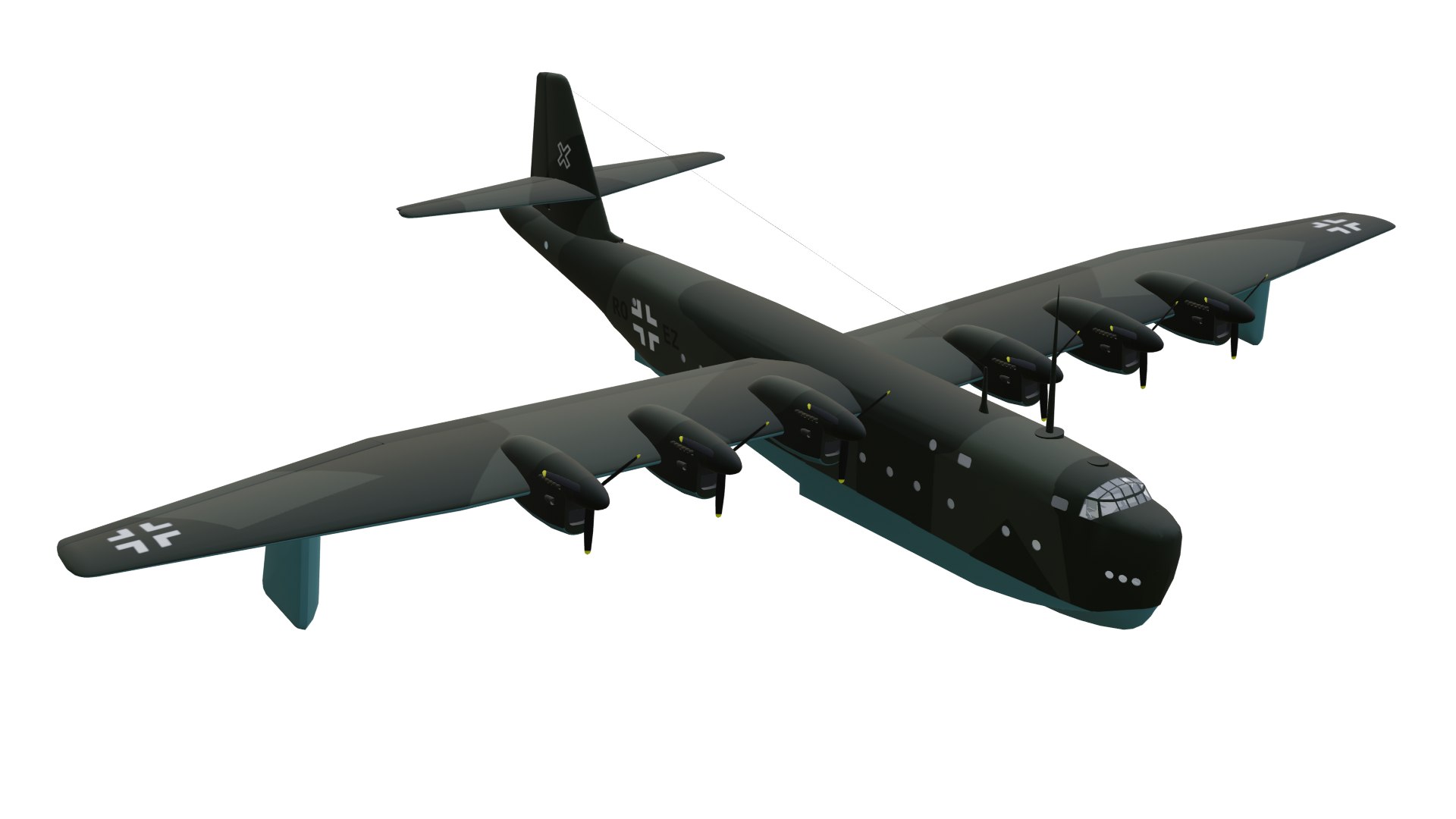 Blohm And Voss BV 238 3D Model - TurboSquid 2340427